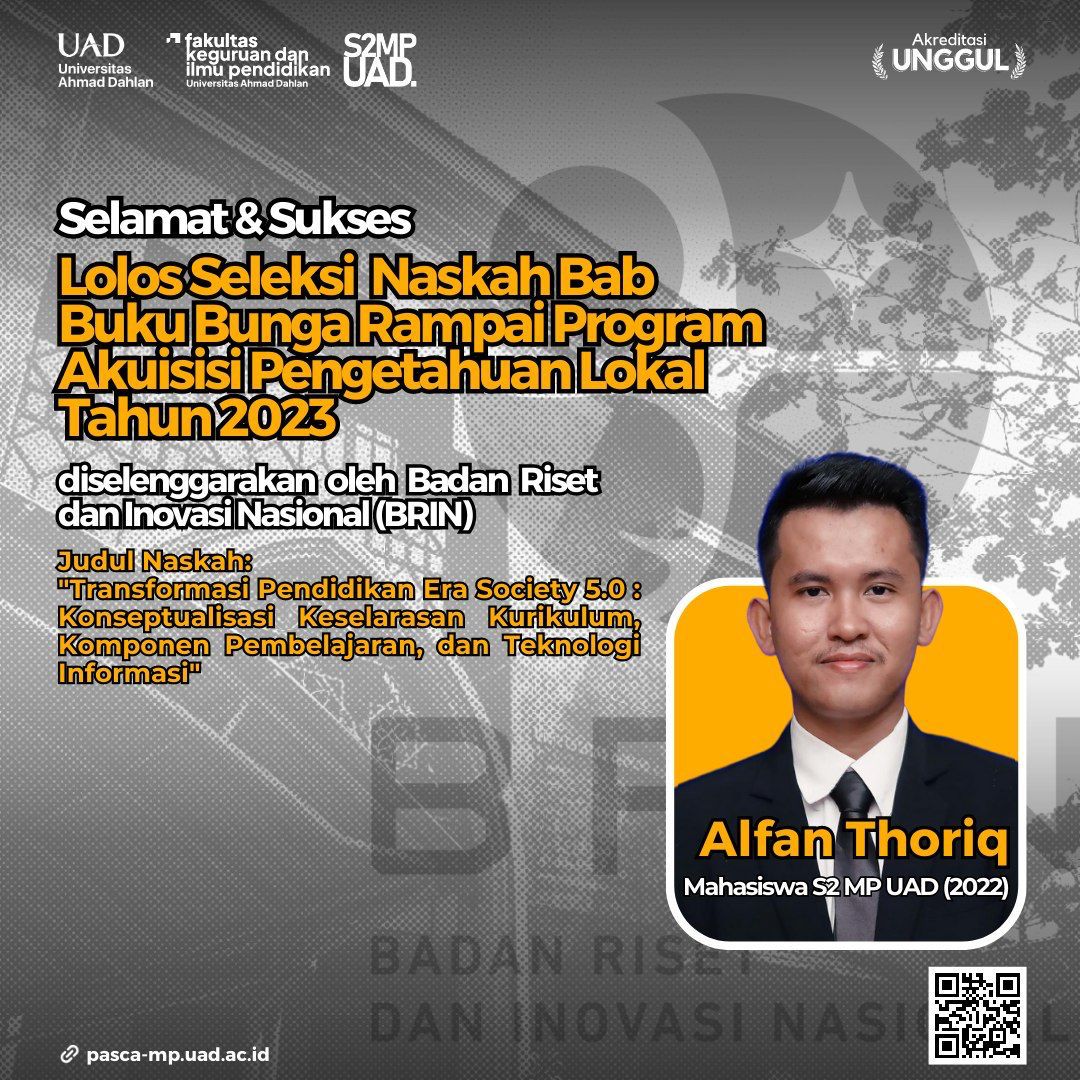 Guru SMA Muhammadiyah Toboali, Lolos Seleksi Naskah Buku Bunga Rampai ...